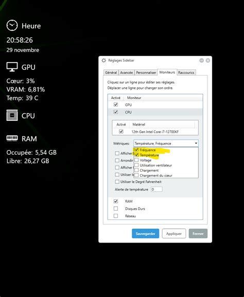 No Cpu Temp Or Frequency With Intel K Issue Arcaderenegade Sidebardiagnostics Github