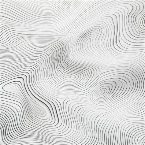 Abstract Op Art Wavy White Pattern With Curvilinear Lines Stock Illustration Illustration Of