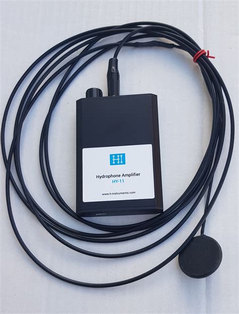 Hydrophone Amplifier And Hydrophone With 4 M Cable For Underwater Sound Recording Mammal