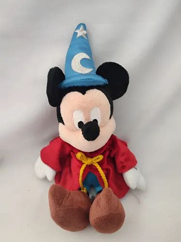 Peluche Mickey Mouse Mago 30 Cm Disney Gris Mercadolibre