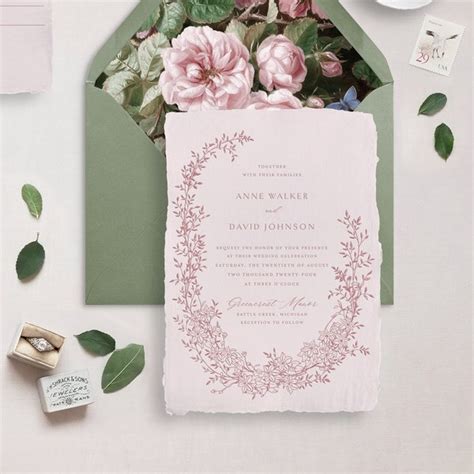 Hand Drawn Custom Invitation Etsy