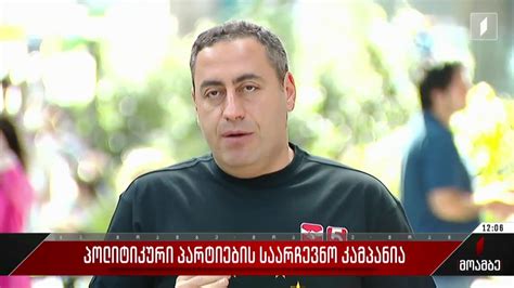 პოლიტიკური პარტიების საარჩევნო კამპანია Youtube