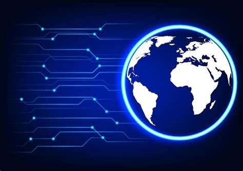 Graphics Design Hitech Technology Connection Network Digital Communication Vector Illustration