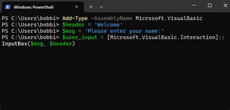 How To Create A Custom Input Box In Powershell With Example