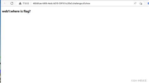Ctfshow之web入门1ctfshow Web1 Csdn博客