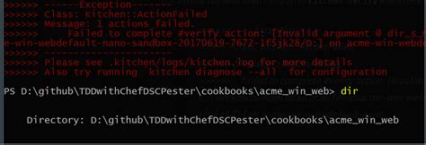 Kitchen Verify Fails To Copy Files Dotnet Catch Blogging Net C And Devops Topics