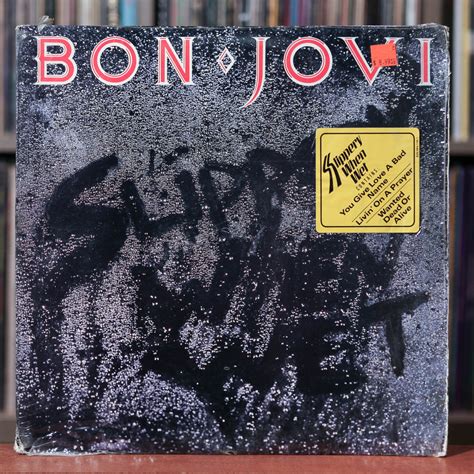 Bon Jovi Slippery When Wet Album Cover Artwork