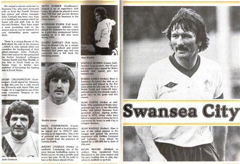 Players 100 Years Of Swansea City Fc