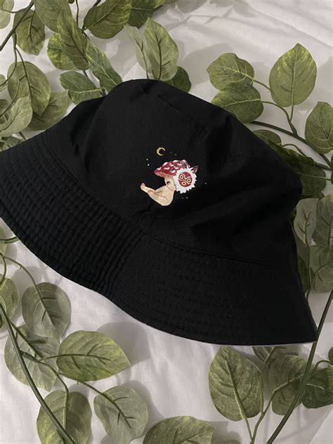Soot Sprite And Lualua And Mononoke Mask Reversible Bucket Hat Nikitawootart