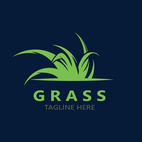 Grass Logo Image Plant Nature Logo Design Template Vector 25742613