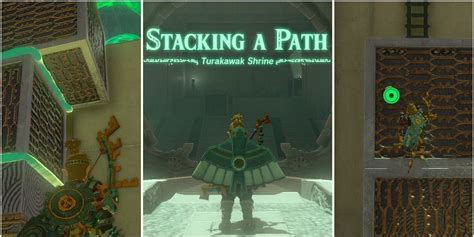 The Legend Of Zelda Tears Of The Kingdom Turakawak Shrine Stacking A Path Walkthrough