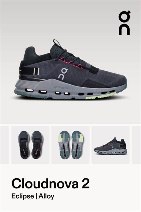 Cloudnova 2 Eclipse Alloy Casual Sport Shoes Womens Sneakers