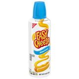 Easy Cheese American Spray Cheese Snack Spreadable 8 Oz