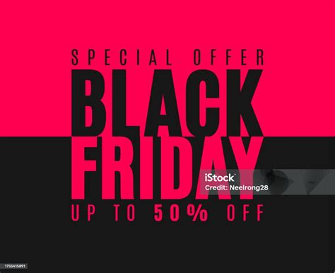 블랙 프라이데이 세일 배너 디자인 템플릿입니다 빨간색과 검은색 블랙 프라이데이 배경 디자인 템플릿입니다 9월에 대한 스톡 벡터 아트 및 기타 이미지 Istock