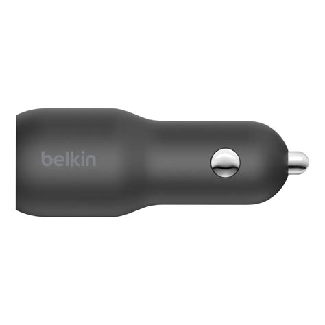 Ccb004btbk 32 Belkin Car Charger 37w Car Charge Usb C 25w Usb A 12w