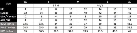 Size Guide Styled By Mey