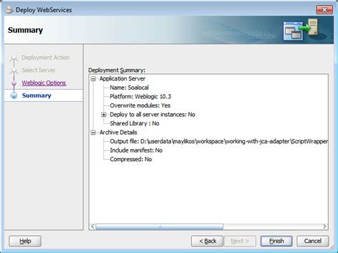 Soanen Marttis Soa Blog Tutorial 1 Part 22 Deploying And Testing The Java Web Service