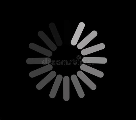 Loading Icon Flat Design Vector Stock Vector Illustration Of Process Symbol 266478458