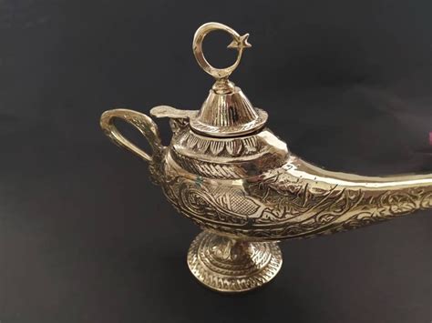 Aladdin Oil Lamp Oil Lamp Brass Home Decor Antique Style Etsy
