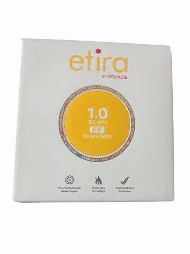 1 0mm Polycab Etira Wire 90 M Wire Size 1 Sqmm At ₹ 1115 90m In