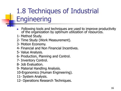 ppt industrial engineering i powerpoint presentation free download id 1031638