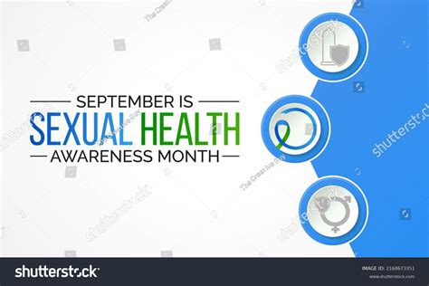 Sexual Health Awareness Month Observed Every Stock Vector Royalty Free