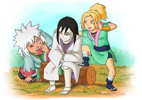 Tsunade And Jiraiya And Orochimaru