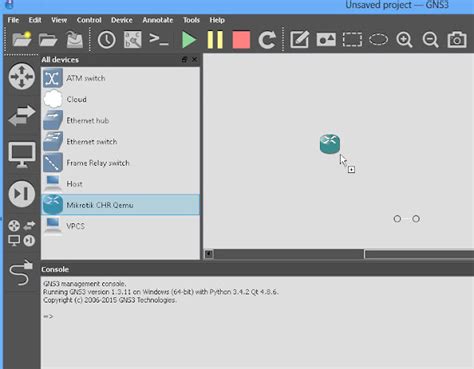 Cara Install Mikrotik CHR Di Qemu GNS3 Simulator Kumpulan Tutorial