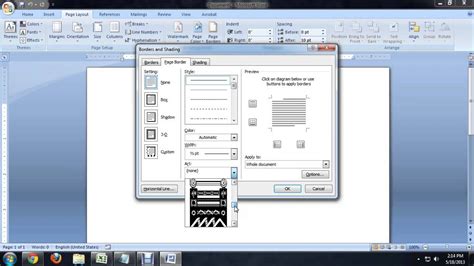 How To Create A Frame For A Page In Microsoft Word Tech Niche Youtube