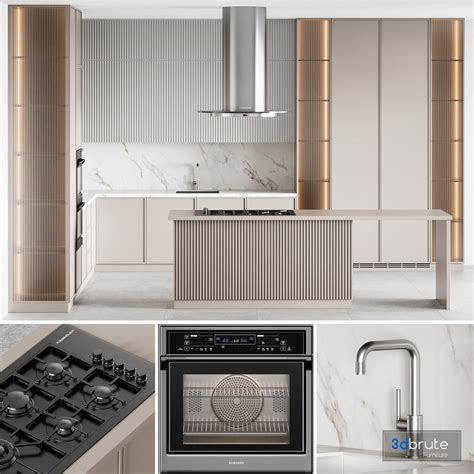 Kitchen 17 3d Model Buy Download 3dbrute