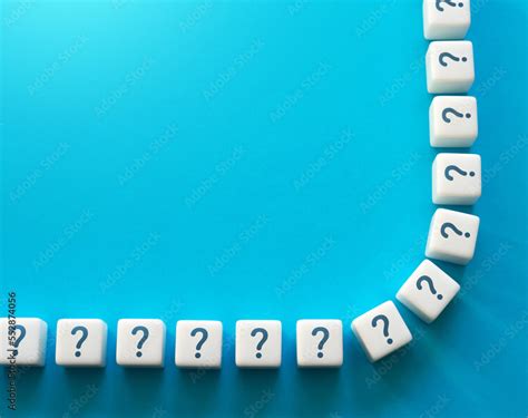 Blocks With Question Marks And Copy Space Questions And Problem Solving Frequently Asked