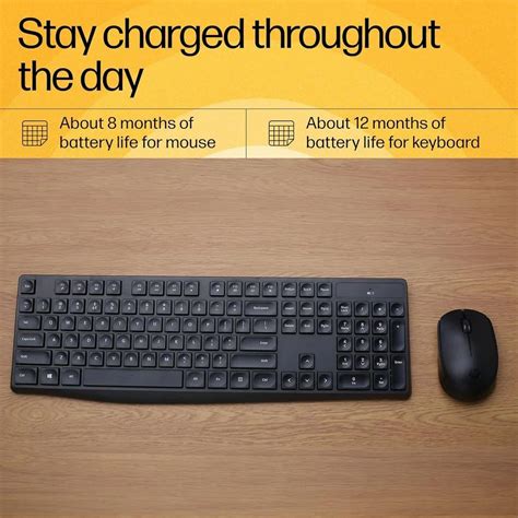 Hp Cs10 Wireless Keyboard Mouse Combo At ₹ 1300 Set Keyboard And Mouse Combo In Bengaluru Id