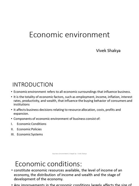 Unit 2 Economic Environment Pdf Inflation Monetary Policy