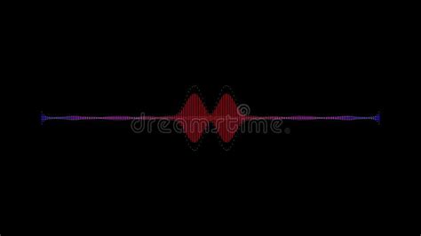 Audio Waveform Visualizer Stock Video Video Of Abstract 249801965