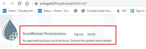 nifi login error when ldap login is applied cloudera community