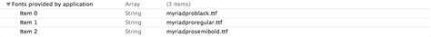 Iphone Xcode 5 Not Recognizing Custom Font Stack Overflow