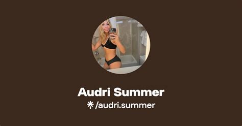 Audri Summer Instagram Linktree