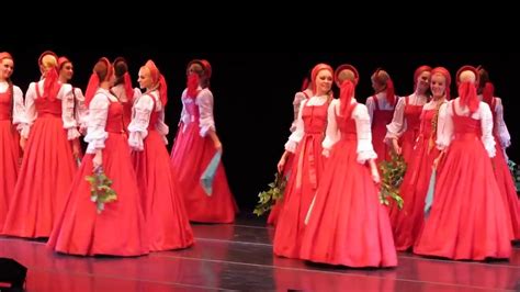 Amazing Russian Floating Folk Dance Birch Tree Beryozka Youtube