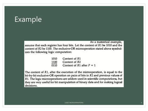Logical Micro Operations PPTX