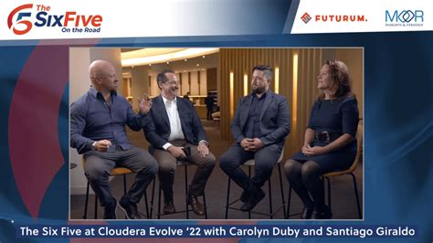 The Six Five At Cloudera Evolve 2022 W Carolyn Duby And Santiago Giraldo