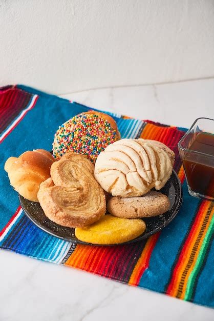 Premium Photo Group Of Assorted Mexican Sweet Bread Traditional Mexican Bread