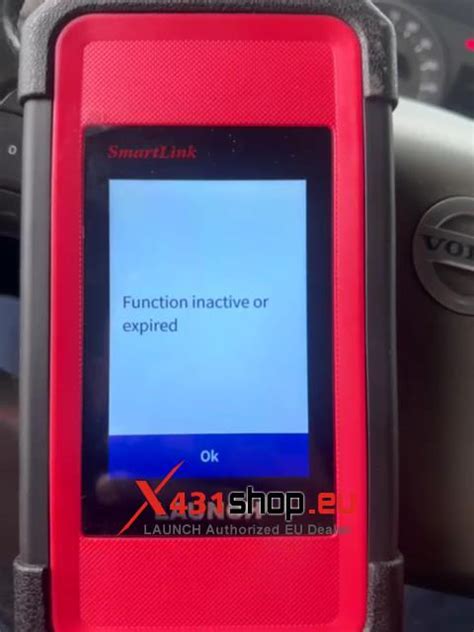 Solved Launch Smartlink C V20 Function Inactive Or Expired Error