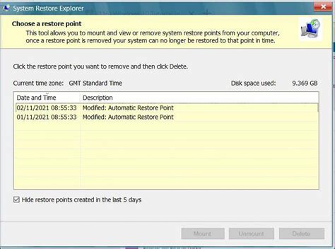 Restoring A Point Of 1 Week Ago Erased All My Coded Ino Files