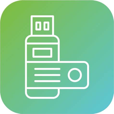 Premium Vector Flash Disk Icon Style