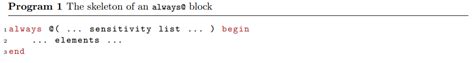 Verilog Always Blocks