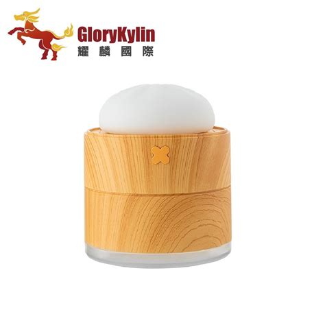 Gki 耀麟國際 蒸籠包子木紋加濕器 療癒解壓 手捏發洩 小夜燈 水氧機 Usb充電 Pchome 24h購物