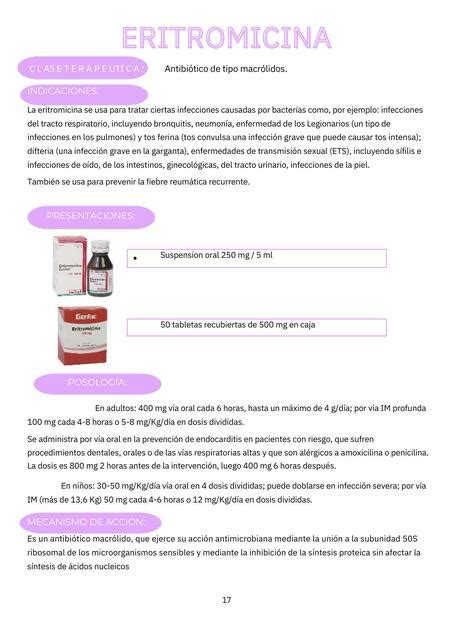 Eritromicina Maryuri Lisbeth Udocz