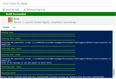 Passing Values Between Tfs 2015 Build Steps Mummys Blog