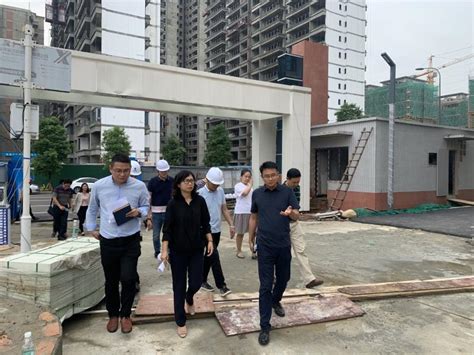 区政府副区长周海燕调研隆兴南四路东侧配套小学项目 工作动态 成都东方广益投资有限公司