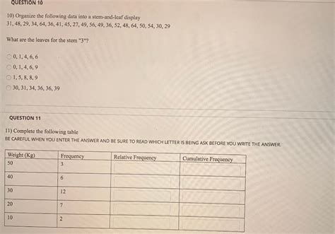 Solved QUESTION 7 7 Construct A Frequency Distribution Chegg Com